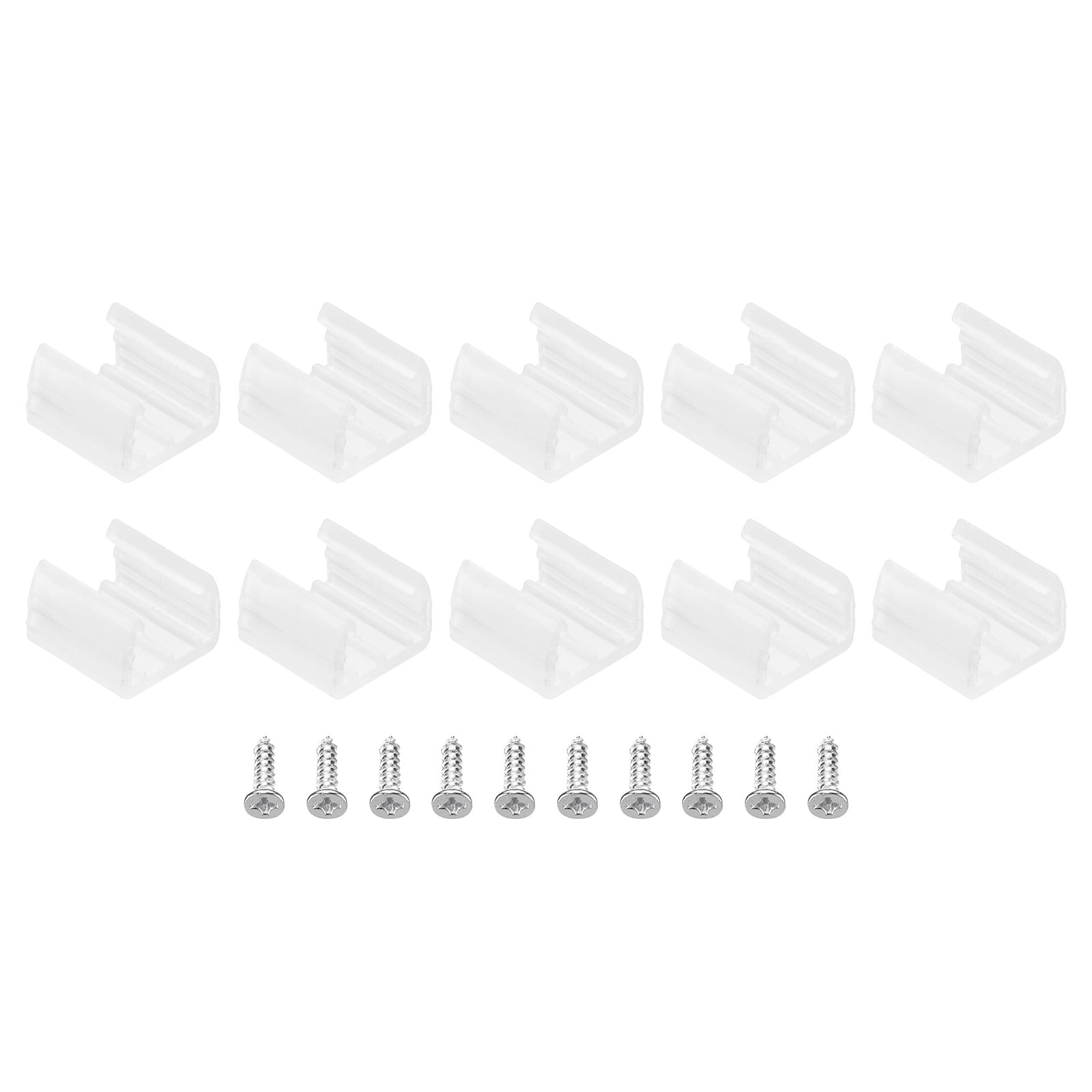 Uxcell LED Strip Light Clips, 40 Pack Mounting Bracket Fixing Clip ...