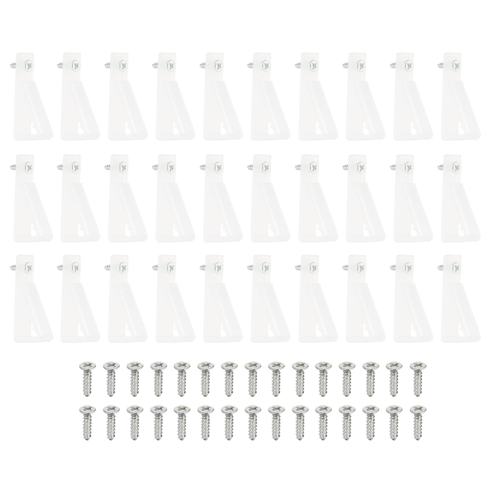 Uxcell LED Strip Light Clips, 60 Pack Light Hooks Fixing Clips Clamp ...