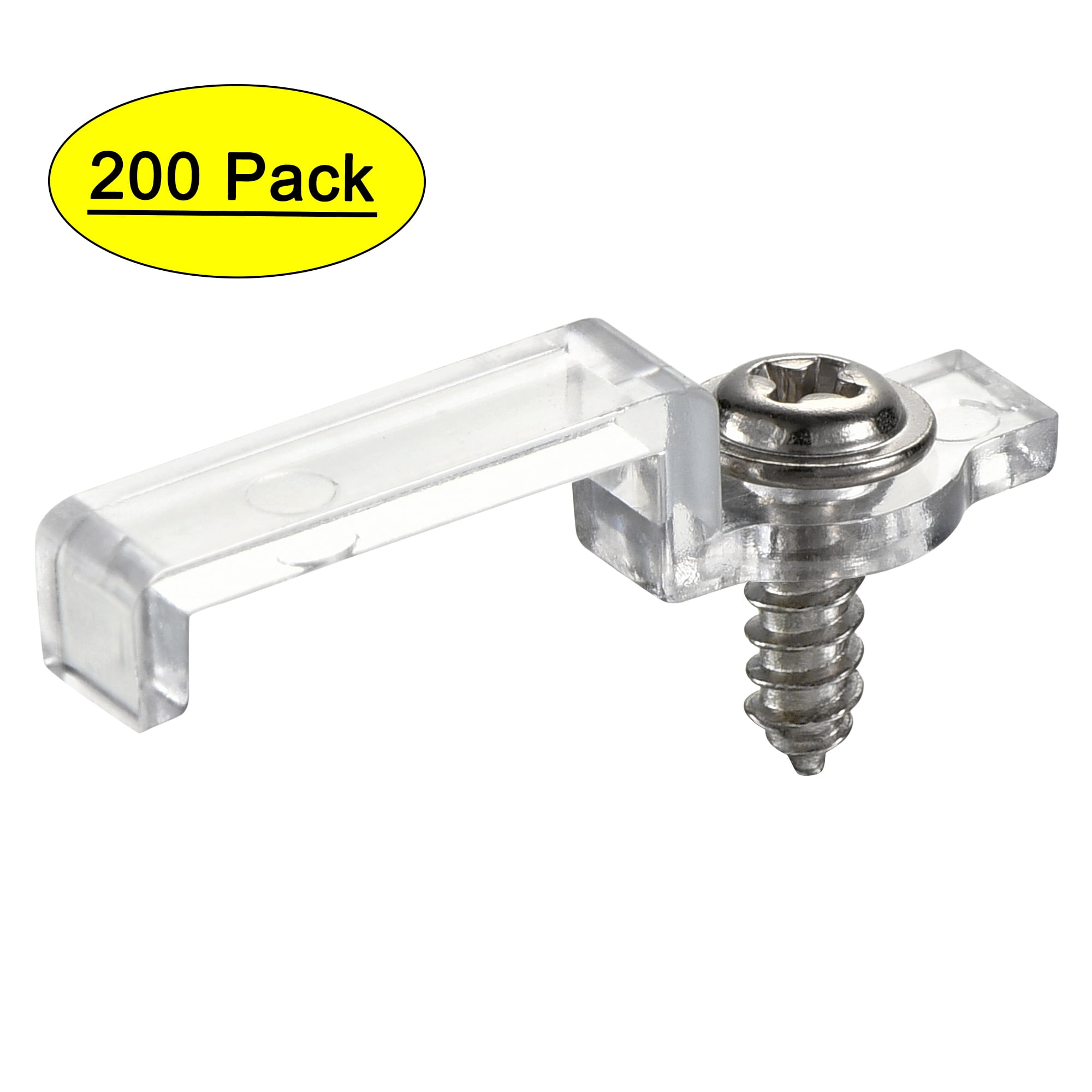 Uxcell LED Strip Mounting Brackets Fixing Clips for 0.47" Wide 5050 ...