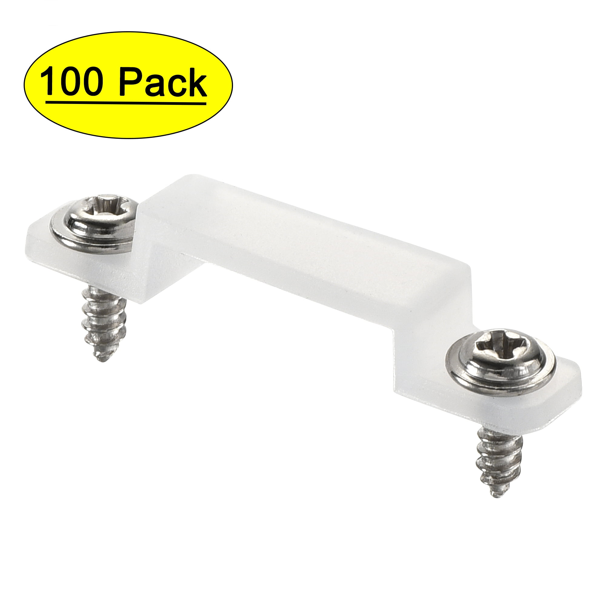 Uxcell LED Strip Mounting Brackets, Fixing Clips for 0.47" Wide 5050 ...