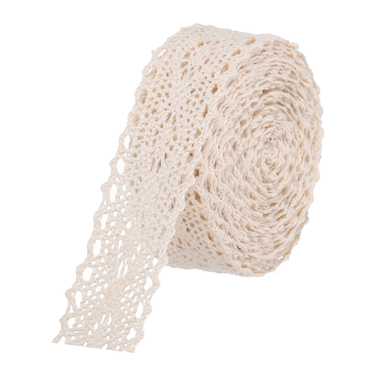 Uxcell Lace Ribbon 10 Yards 1.2 Inch Cotton Lace Trim for Craft,Gift ...