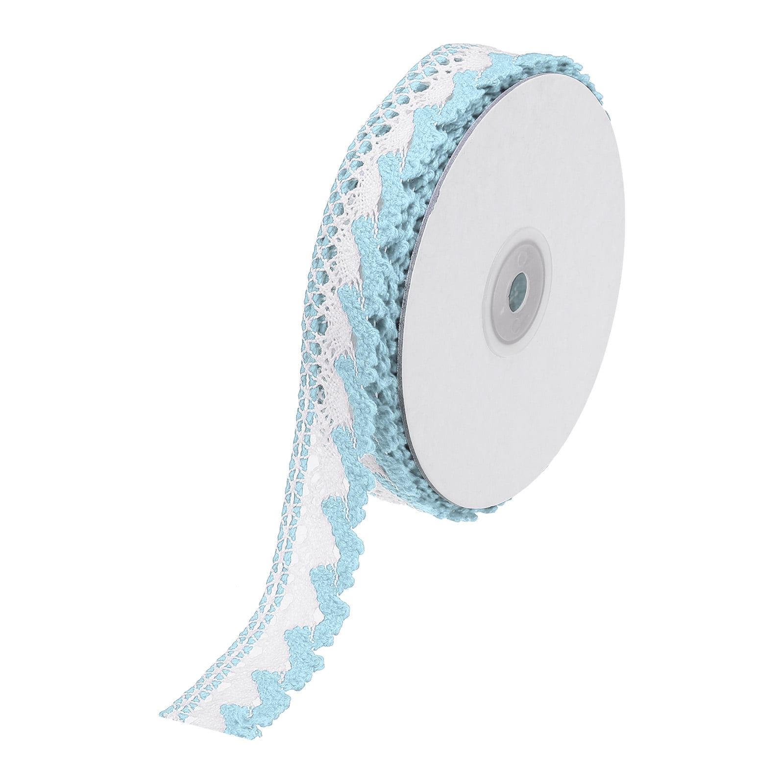 Uxcell Lace Ribbon 10 Yards 1 Inch Lace Flower Trim for Craft Gift ...