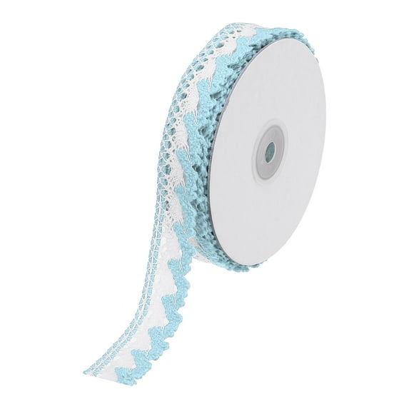 Uxcell Lace Ribbon 10 Yards 1 Inch Lace Flower Trim for Craft Gift ...
