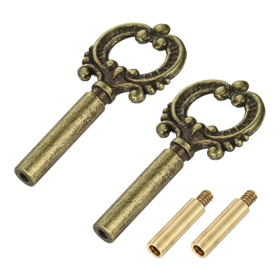 Uxcell Lamp Turn Knob On/Off Switch Replacement Brass Light Switch Knob ...