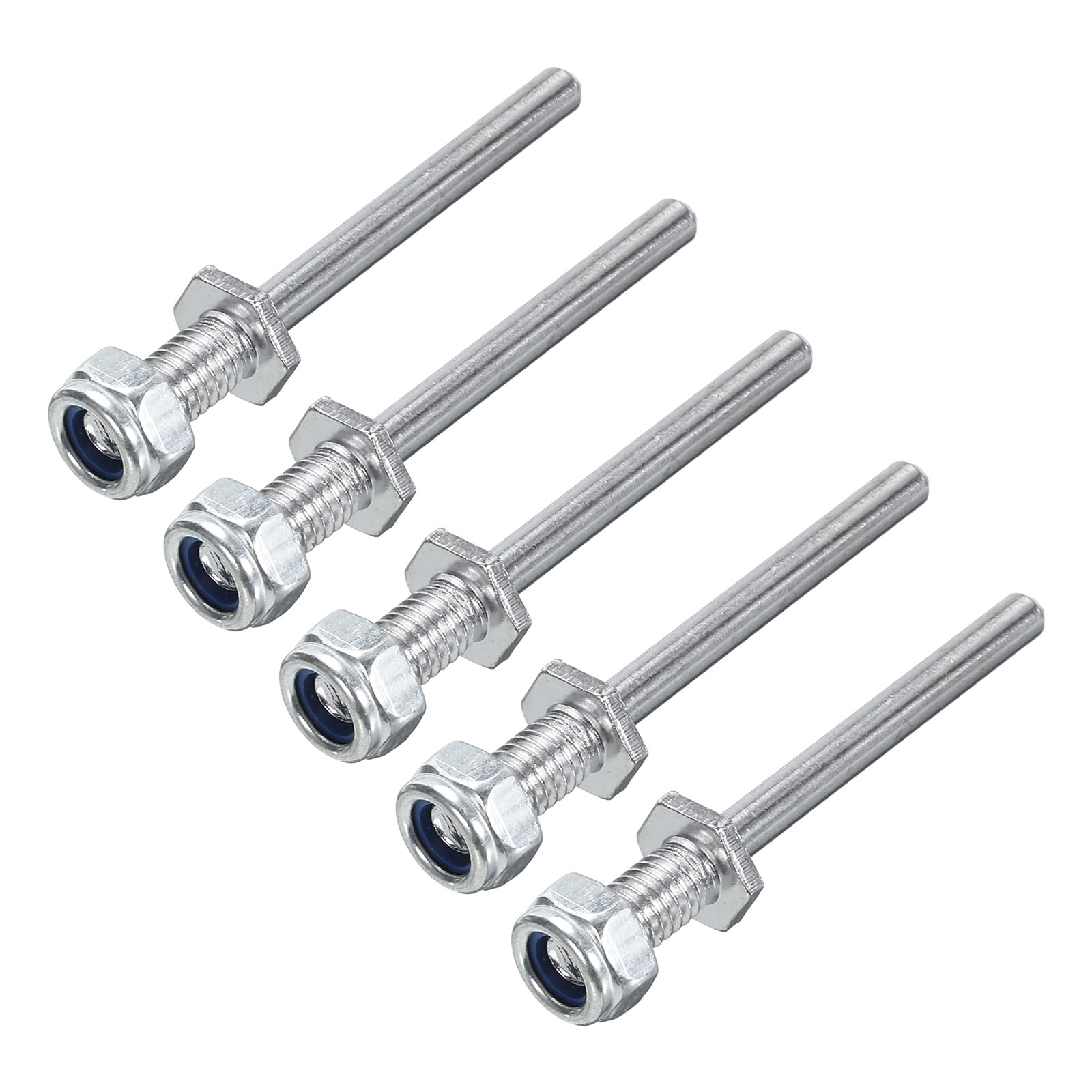 Uxcell Landing Gear Steel Axle 5/32 Inch Dia 2 Inch Length M6 Wheel ...