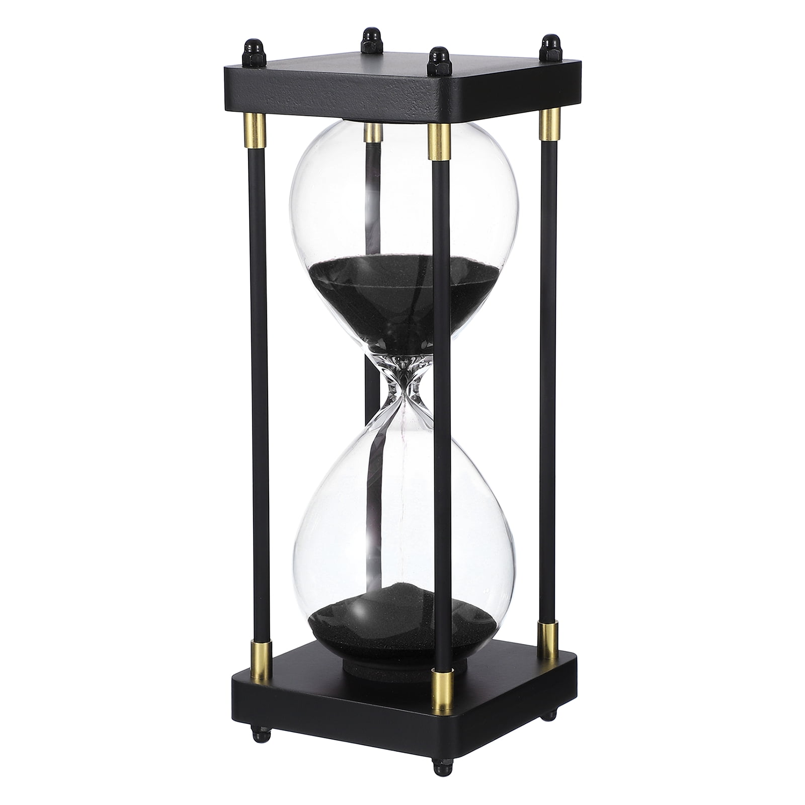 Uxcell Large Decorative Sand Timer, 30 Minutes Wood Hour Glass Timer ...