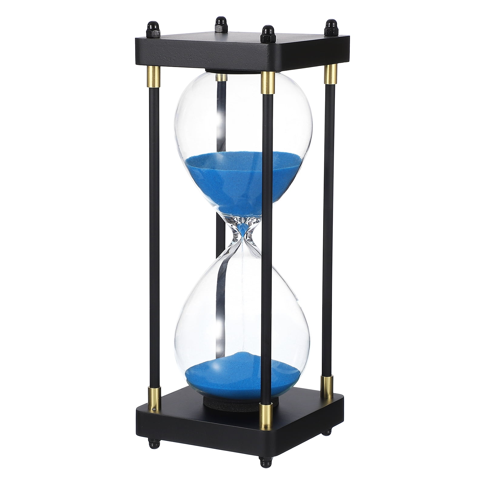 Uxcell Large Decorative Sand Timer, 60 Minutes Wood Hour Glass Timer ...