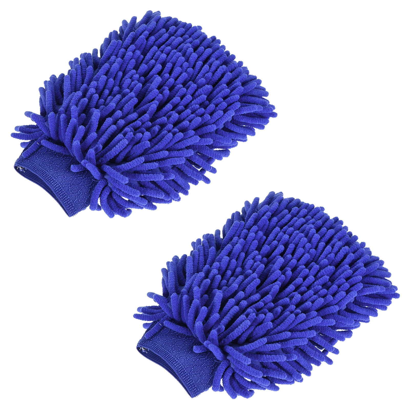 Uxcell Large Double-Side Microfiber Soft Chenille Dusting Wash Mitten ...