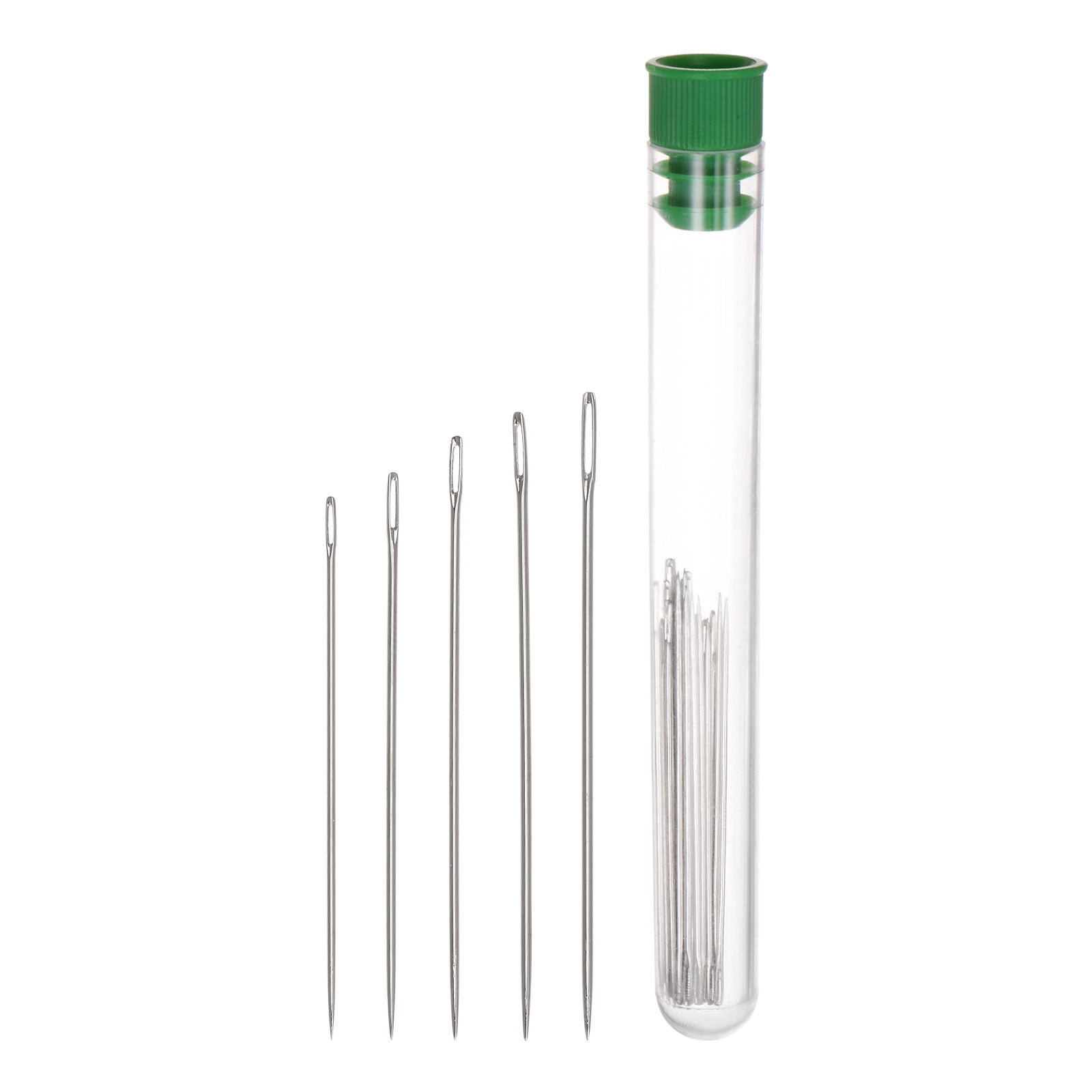 Uxcell Large Eye Sewing Needles Stainless Steel Embroidery Thread ...