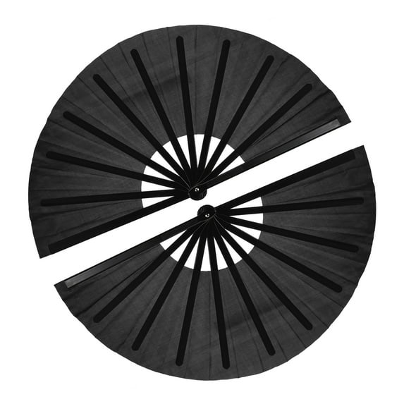 Uxcell Large Folding Fans for Line Dancing, Foldable Decorative ...