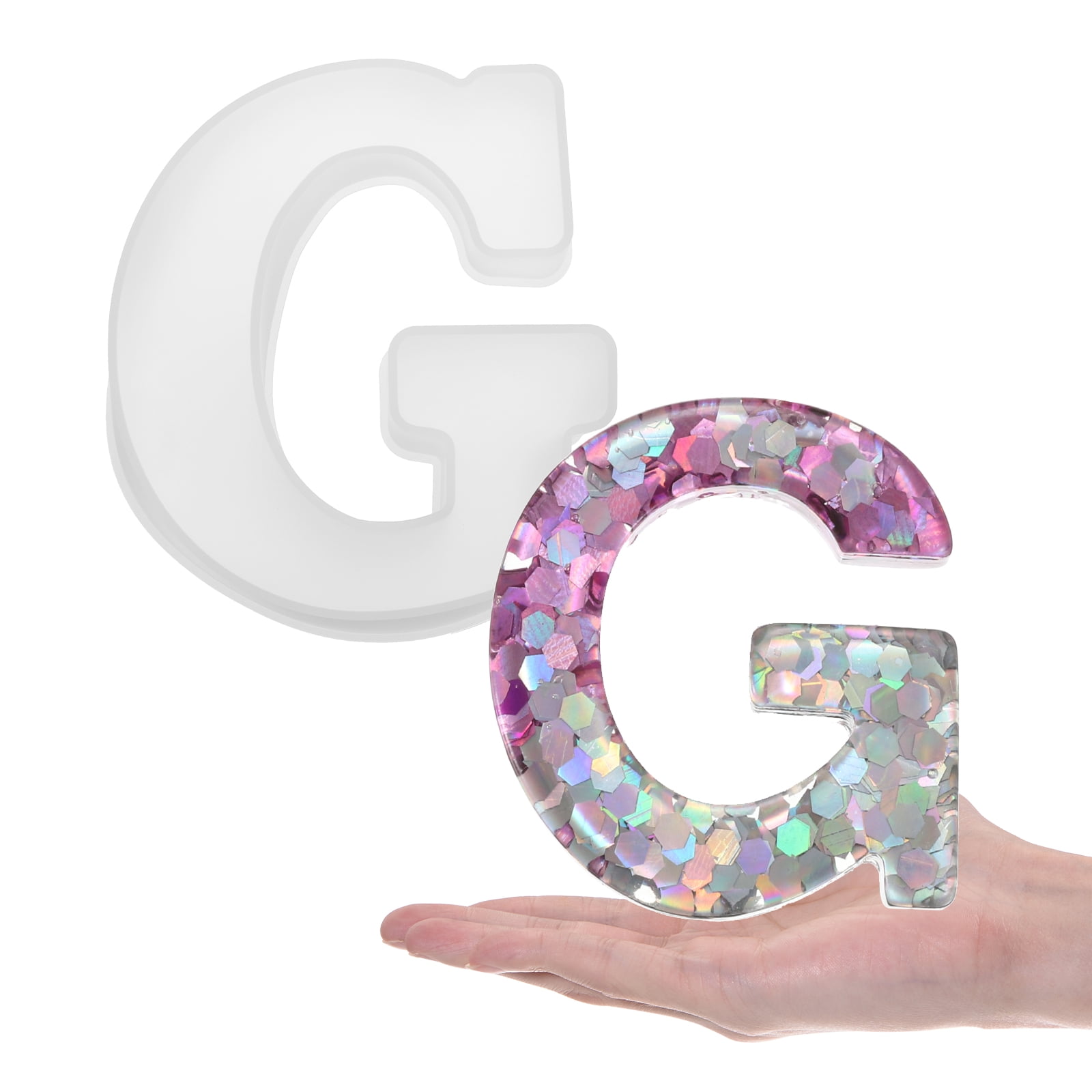 Uxcell Large Letter G Resin Molding, 6" 3D Capital English Alphabet ...