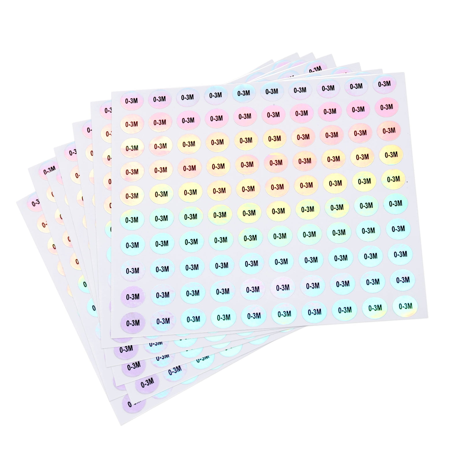 Uxcell Laser Capital Letter Stickers, Alphabet 0-3M Round Self-Adhesive ...