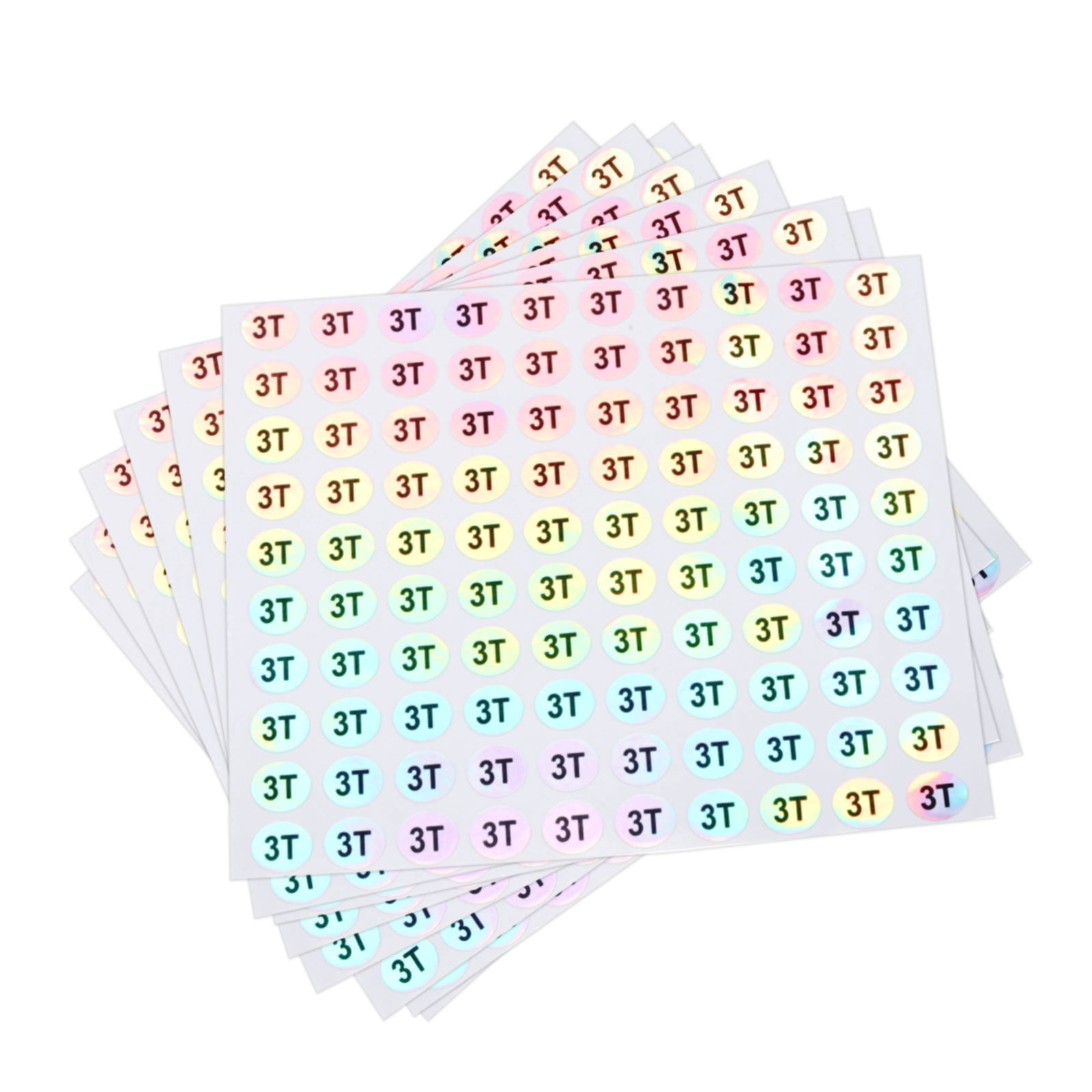 Uxcell Laser Capital Letter Stickers, Alphabet 3T Round Self-Adhesive ...