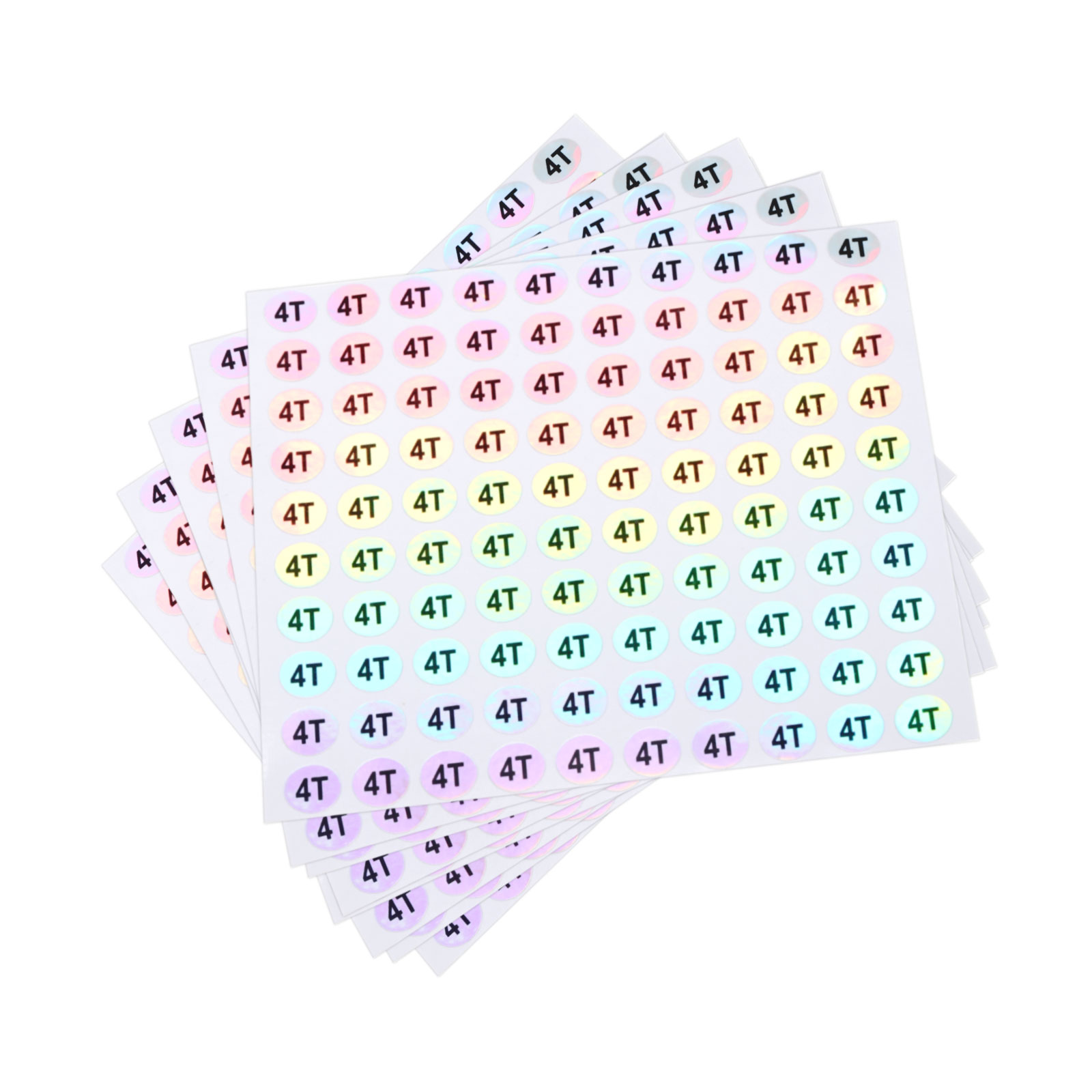 Uxcell Laser Capital Letter Stickers, Alphabet 4T Round Self-Adhesive ...