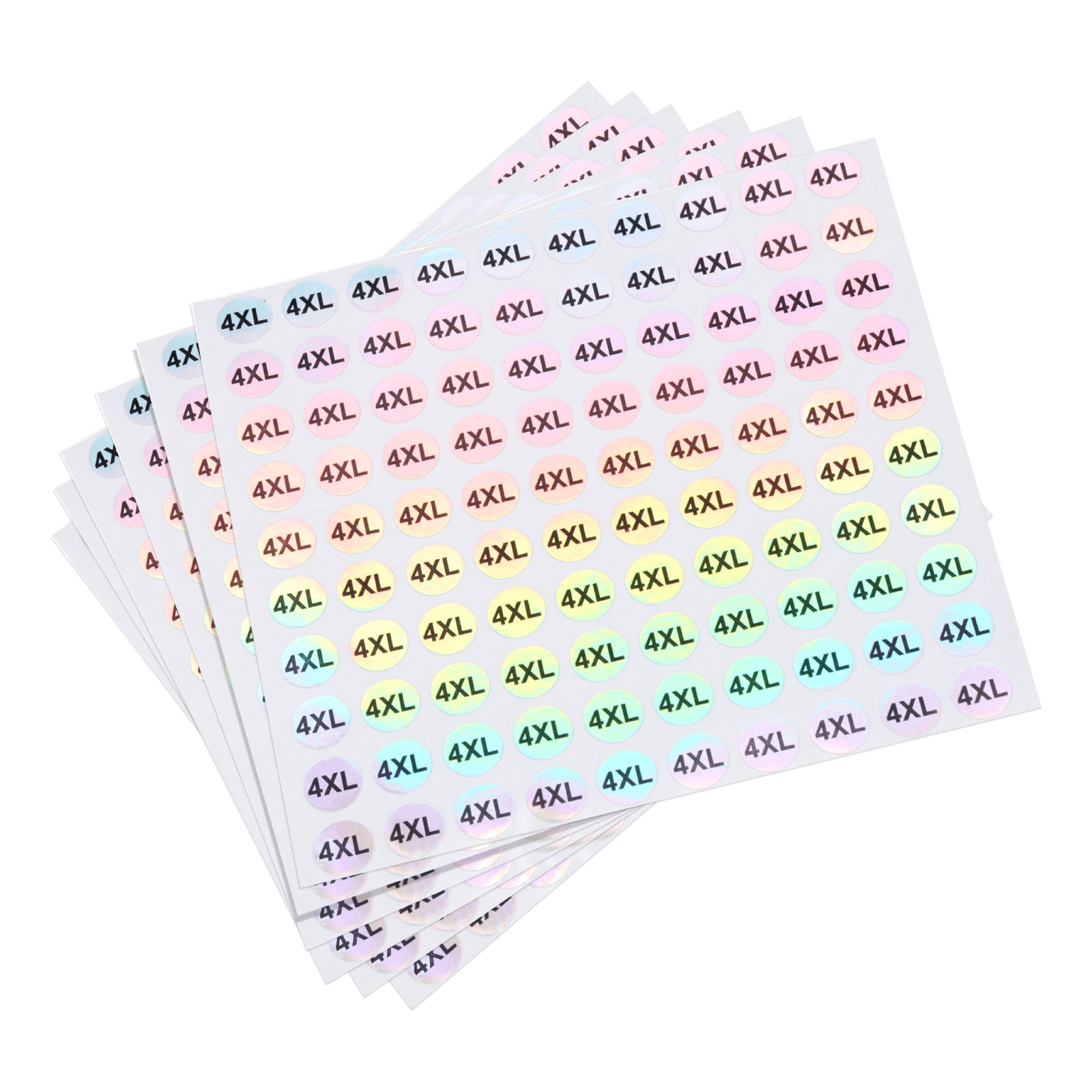 Uxcell Laser Capital Letter Stickers, Alphabet 4XL Round Self-Adhesive ...