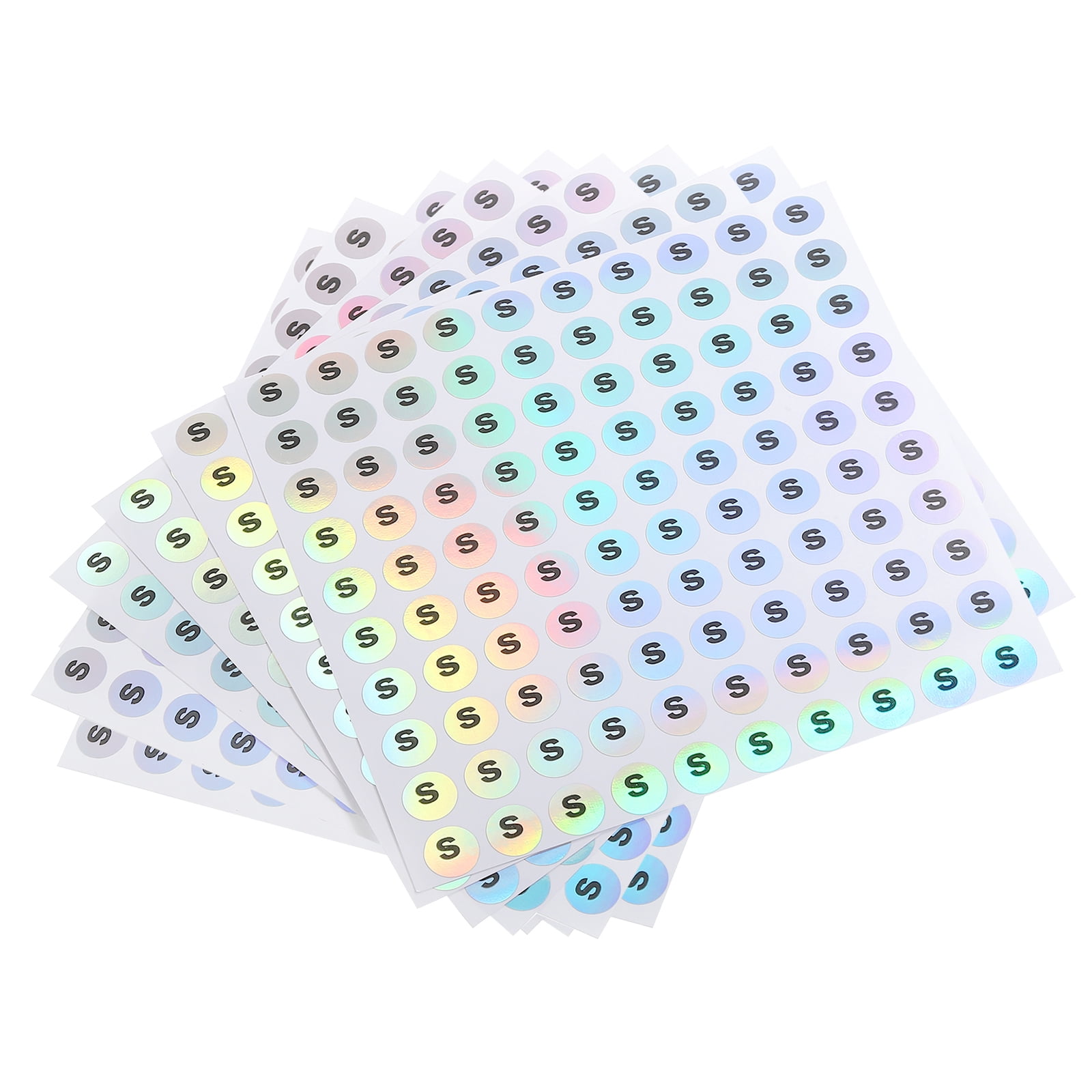 Uxcell Capital Letter Stickers, Alphabet S Round Self Adhesive Letter ...