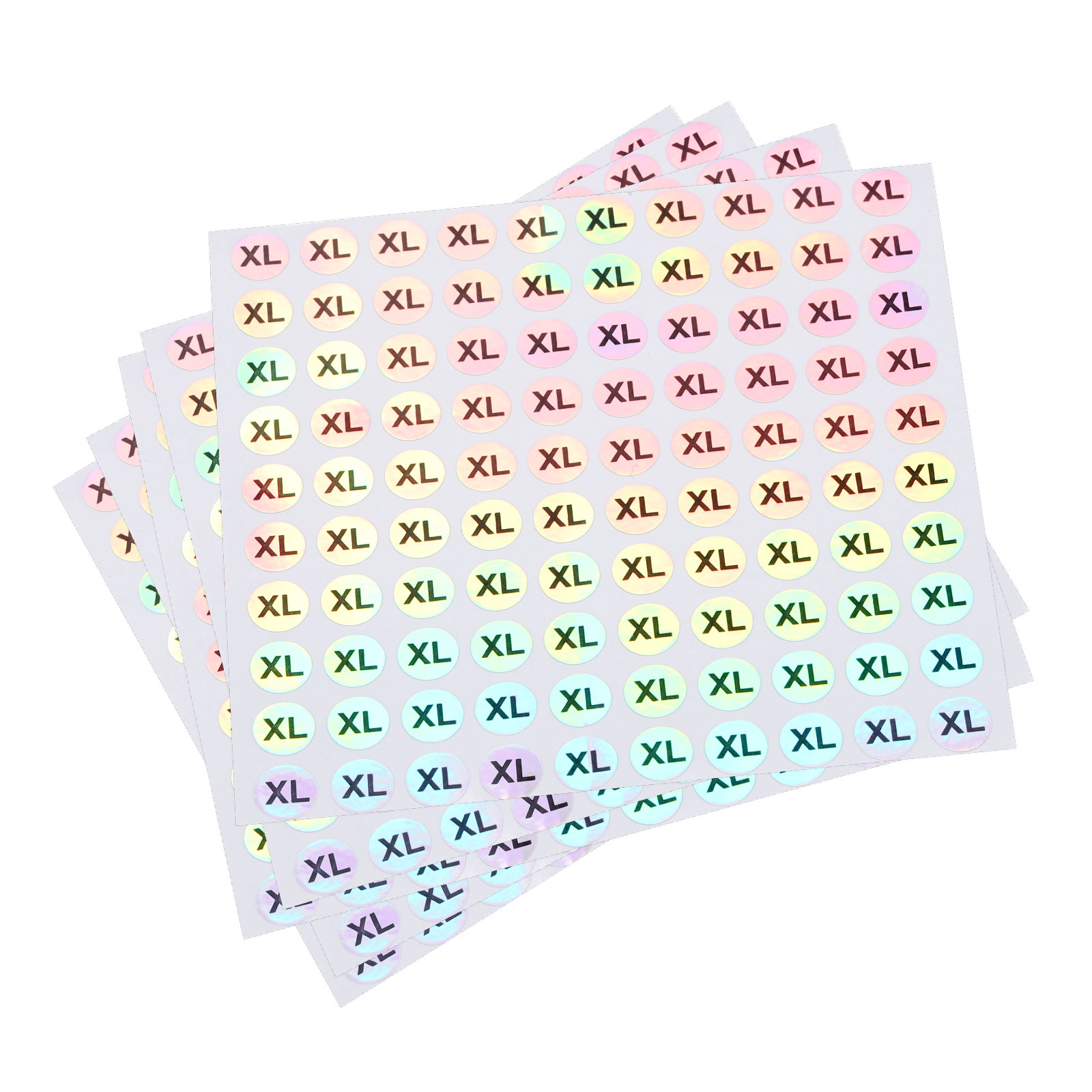 Uxcell Laser Capital Letter Stickers, Alphabet XL Round Self-Adhesive ...
