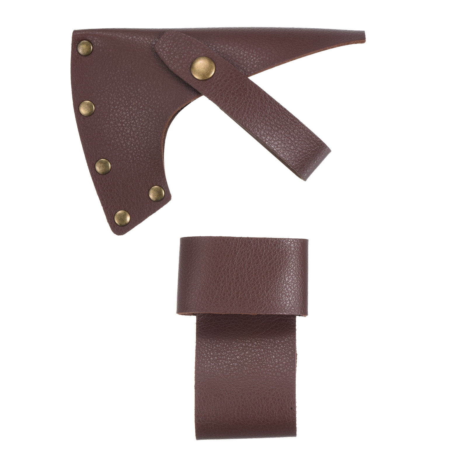 Uxcell Leather Axe Sheath Hatchet Cover Axe Head Protector Lumberjack ...