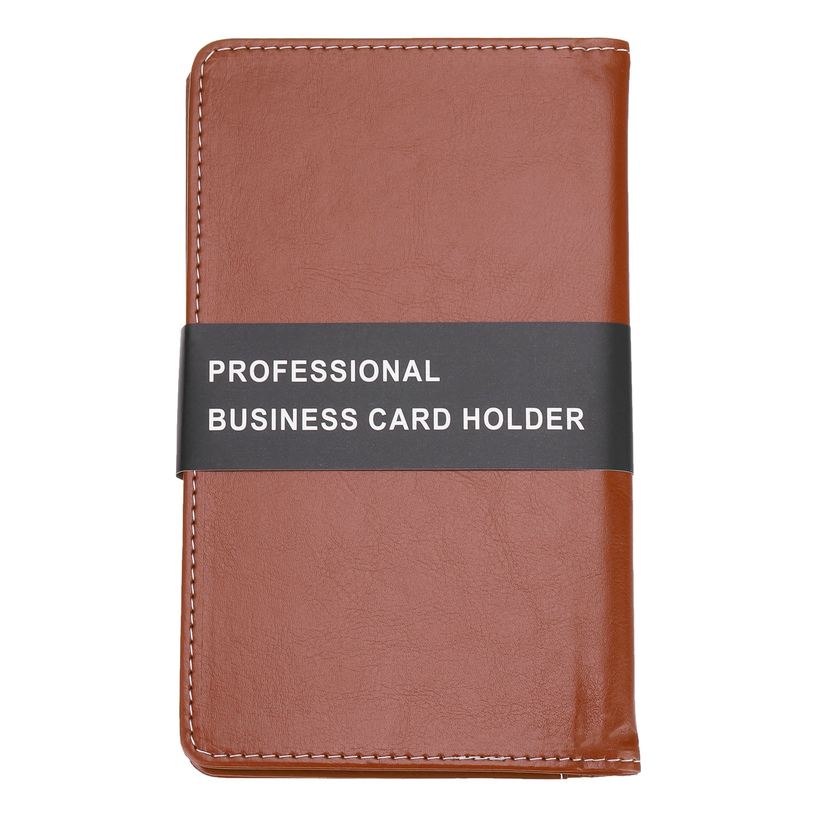Uxcell Leather Business Card Holder, Business Card Book Organizer Name ...