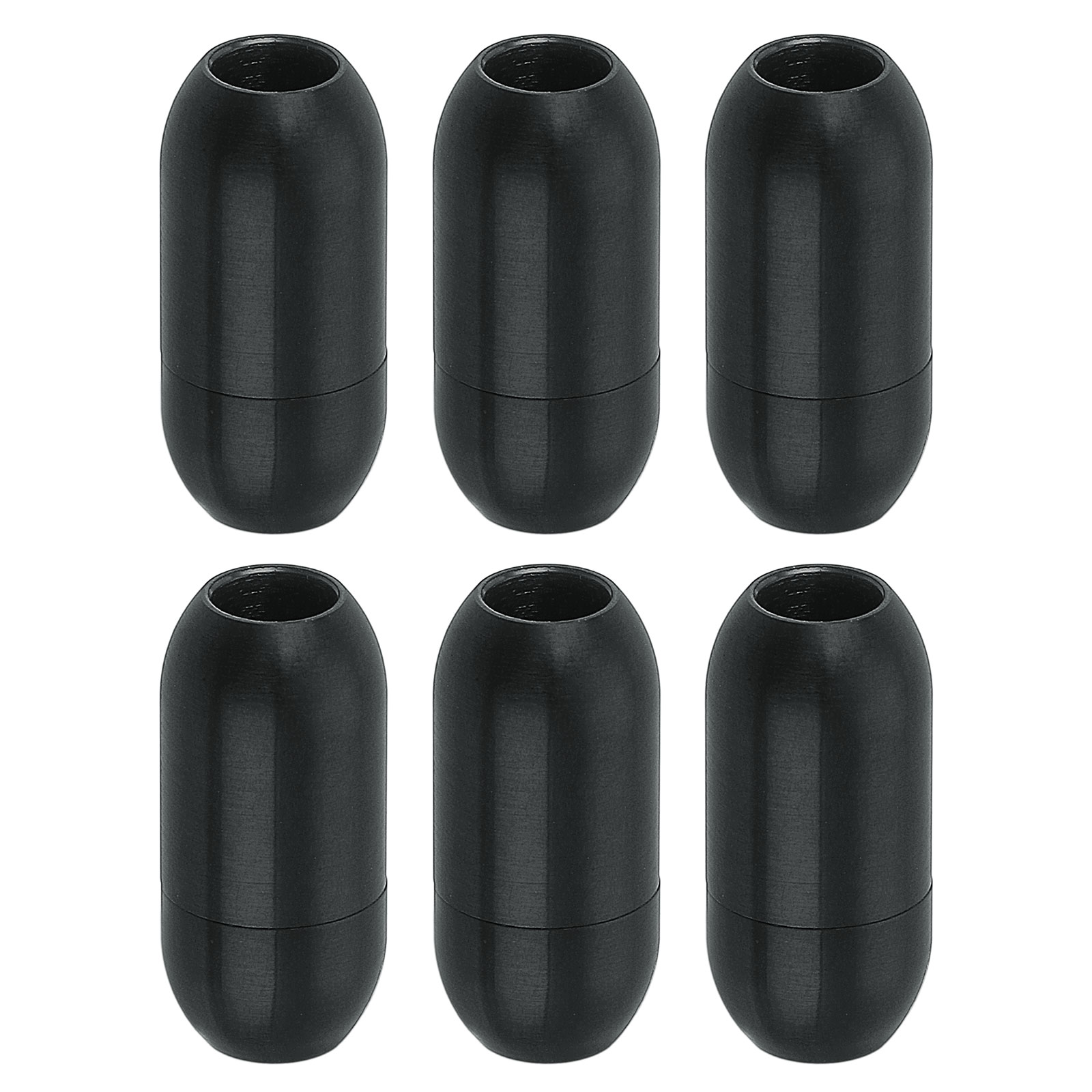 Uxcell Leather Cord End Clasp, 6Pcs 4mm Hole Leather Clasps, for Making ...