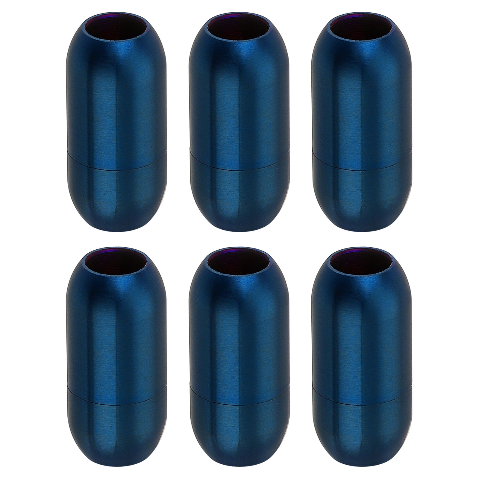 Uxcell Leather Cord End Clasp, 6Pcs 5mm Hole Leather Clasps, for Making ...