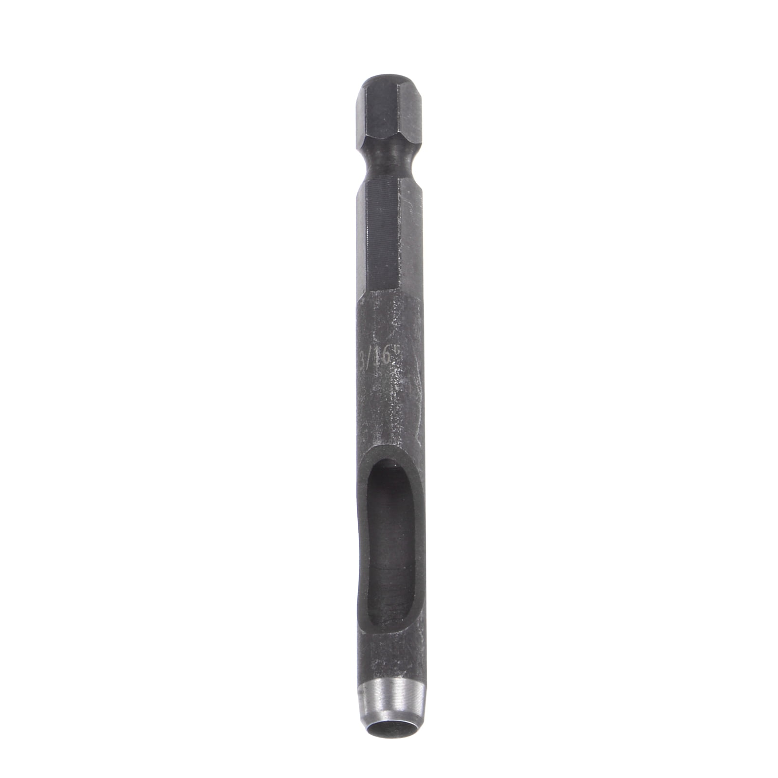 Uxcell Leather Hollow Punch Hex Shank for Drills, 3/16" Dia Hole Punch ...