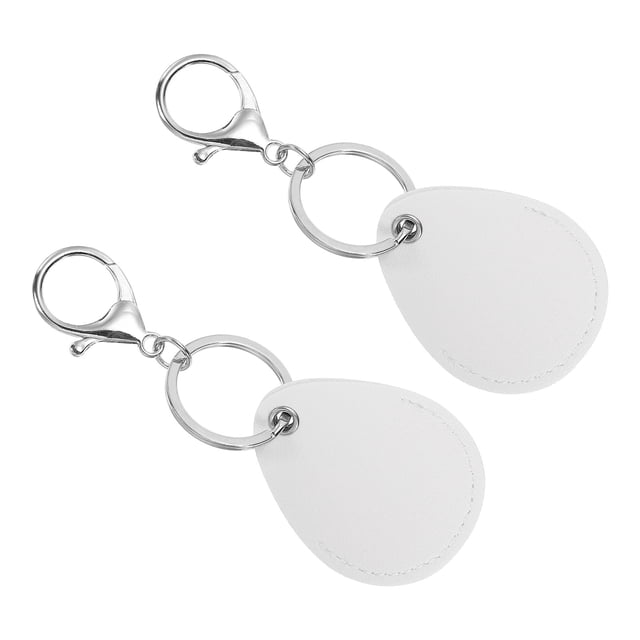 Uxcell Leather Key Fob, 2 Pack PU Leather Key Fobs Key Chain Holder for ...