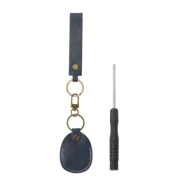 Uxcell Leather Key Fob, Genuine Leather Key Fobs DIY Keychain Holder ...