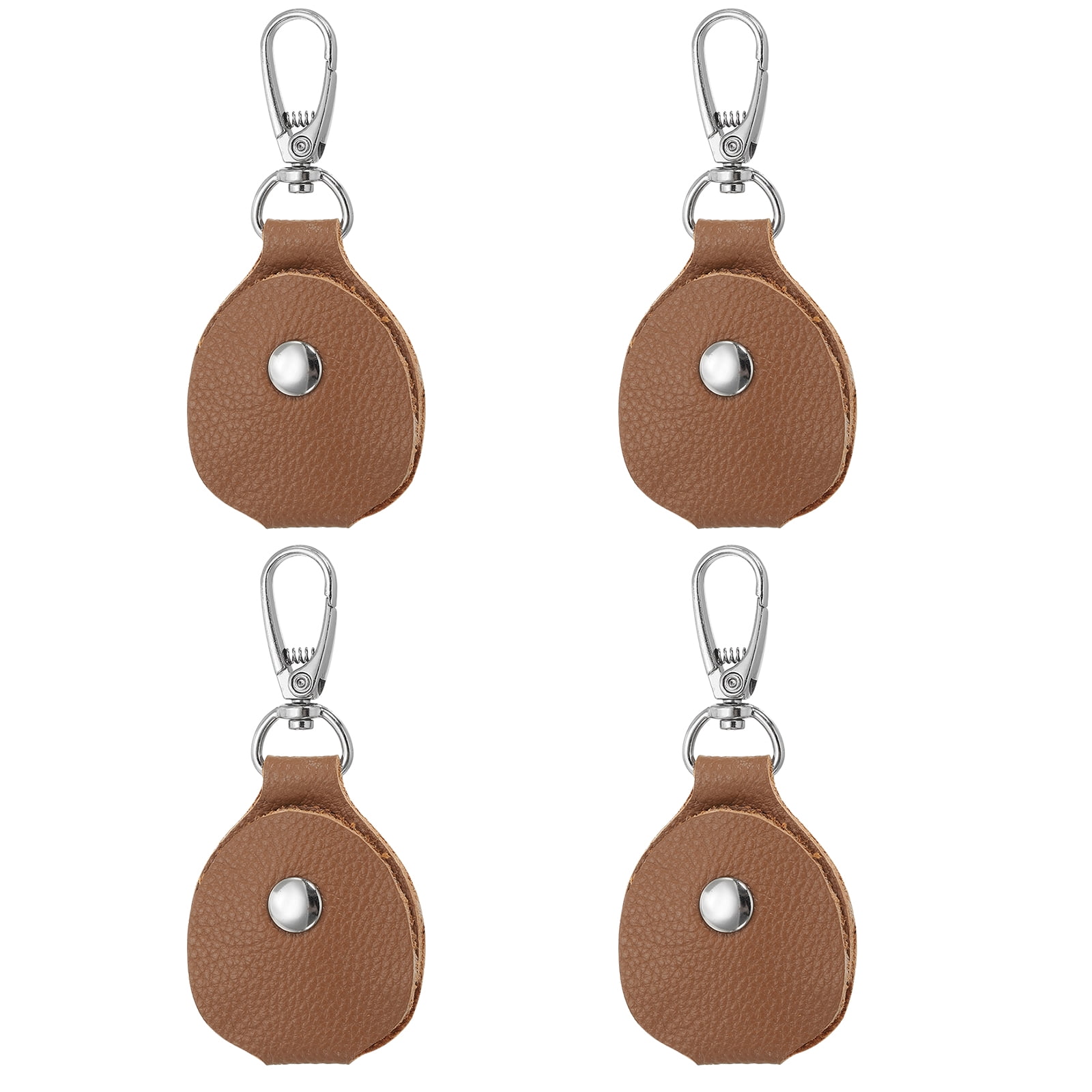 Uxcell Leather Key Fob, Genuine Leather Keys Cover Portable Key Fob Air ...