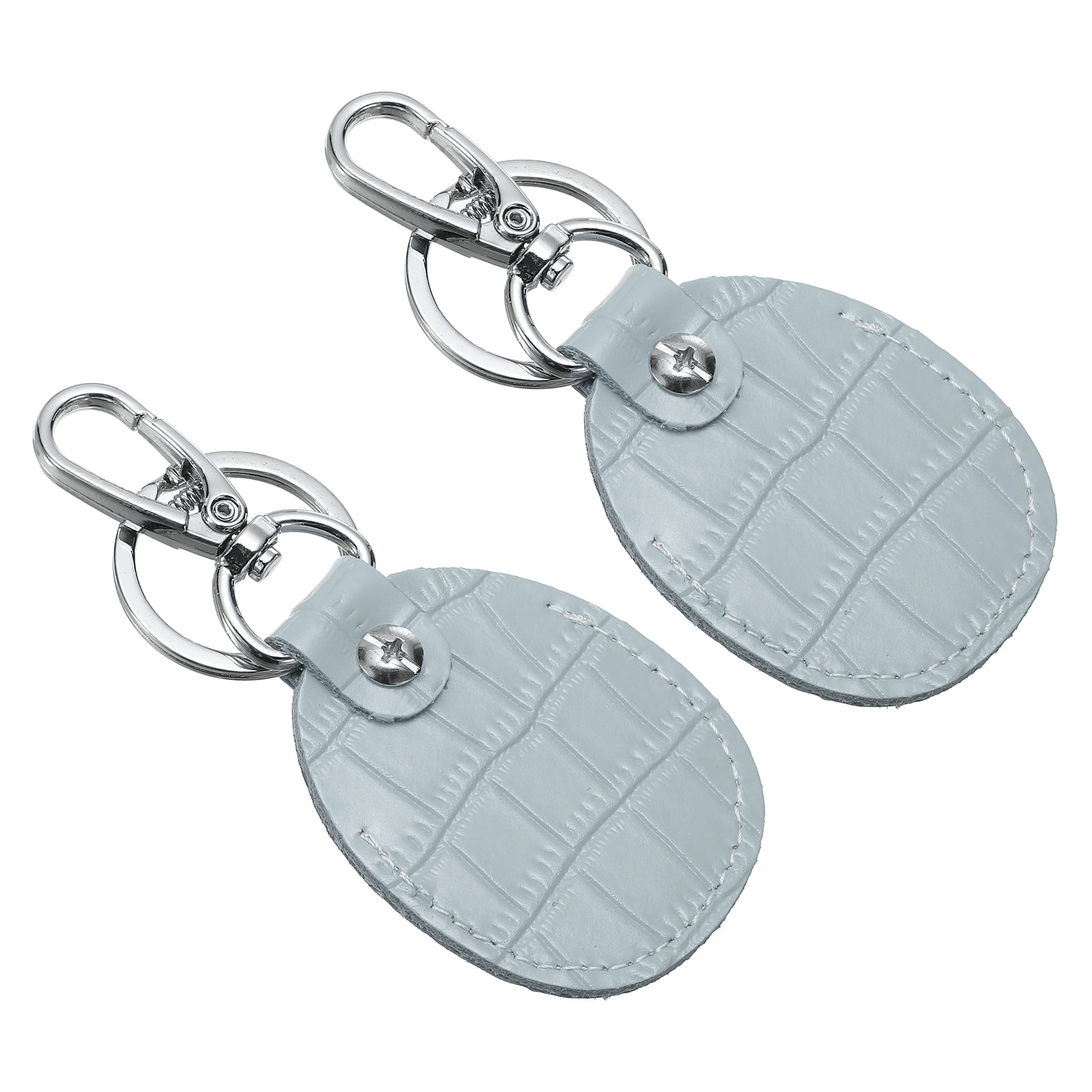 Uxcell Leather Key Fob, Genuine Leather Keys Cover RFID Key Fob ...