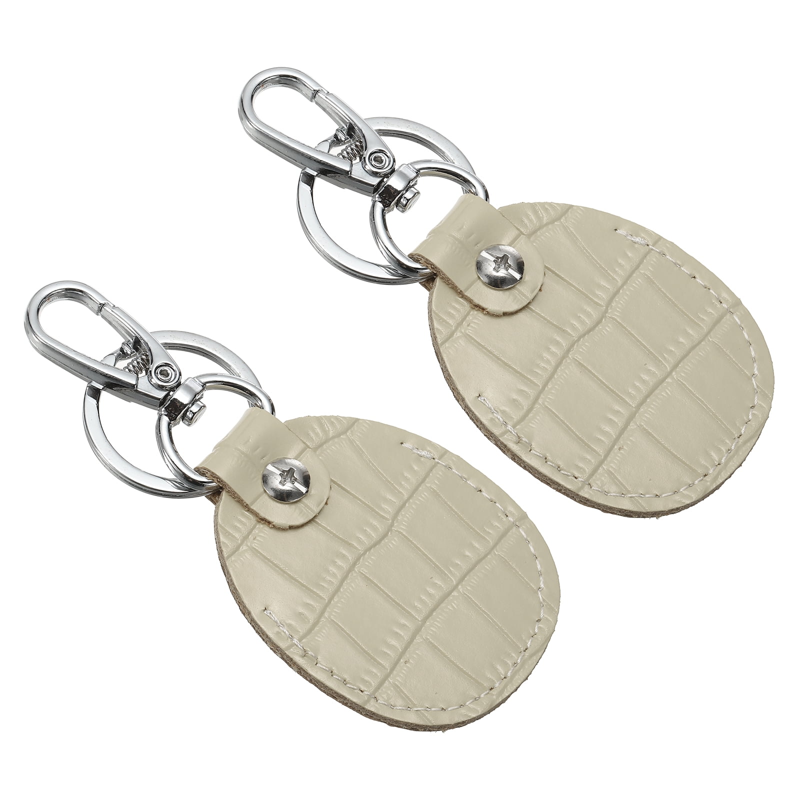 Uxcell Leather Key Fob, Genuine Leather Keys Cover RFID Key Fob ...