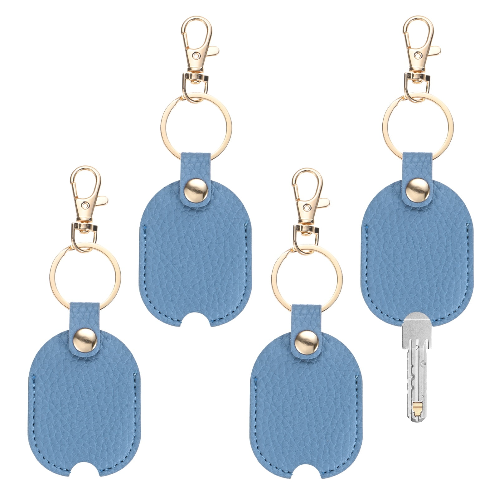 Uxcell Leather Key Sleeve [4Pcs] - Vintage Car Broken Key Loop ...
