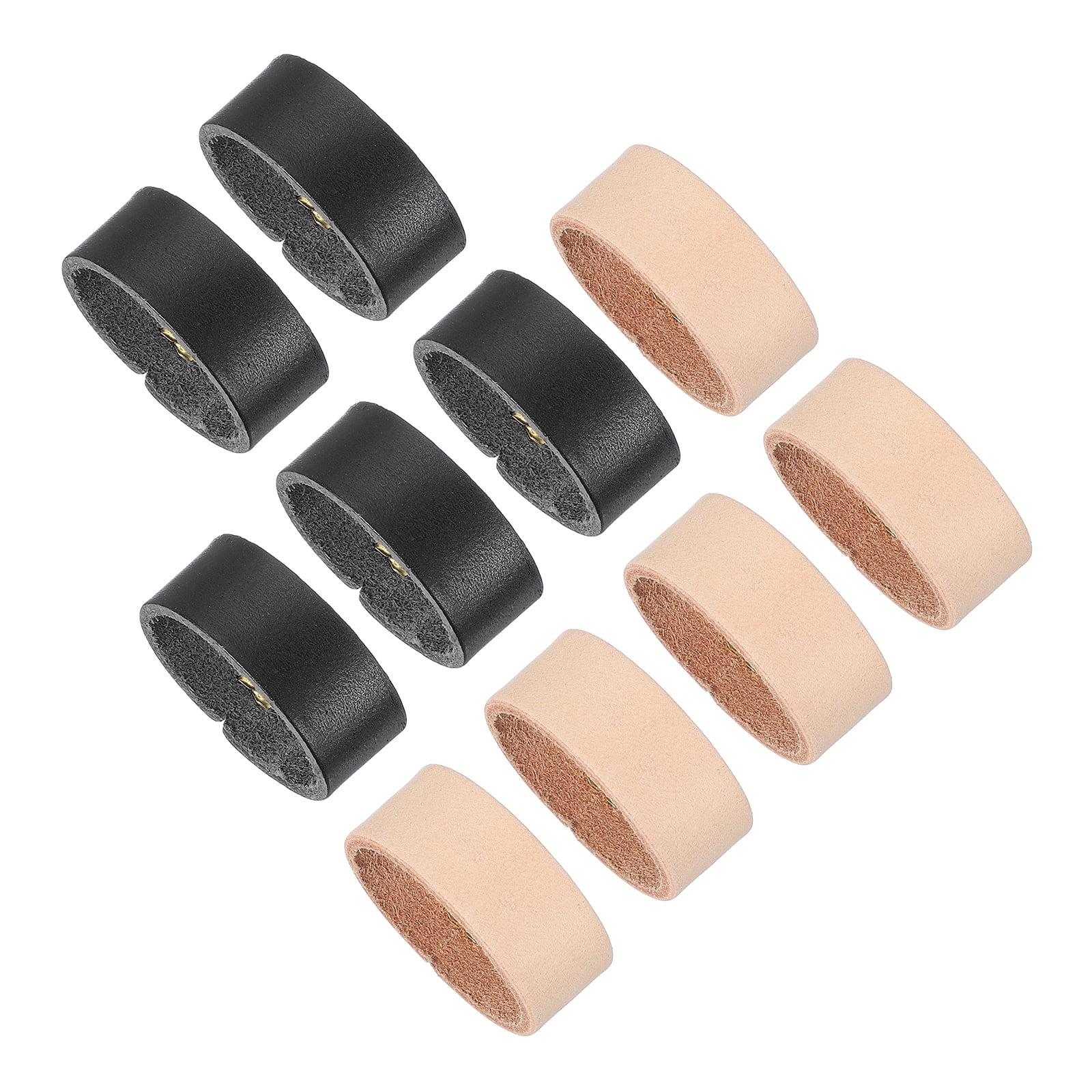 Uxcell Leather Loop Keeper, 10 Pcs Leather Loops Belt Keeper Loops ...