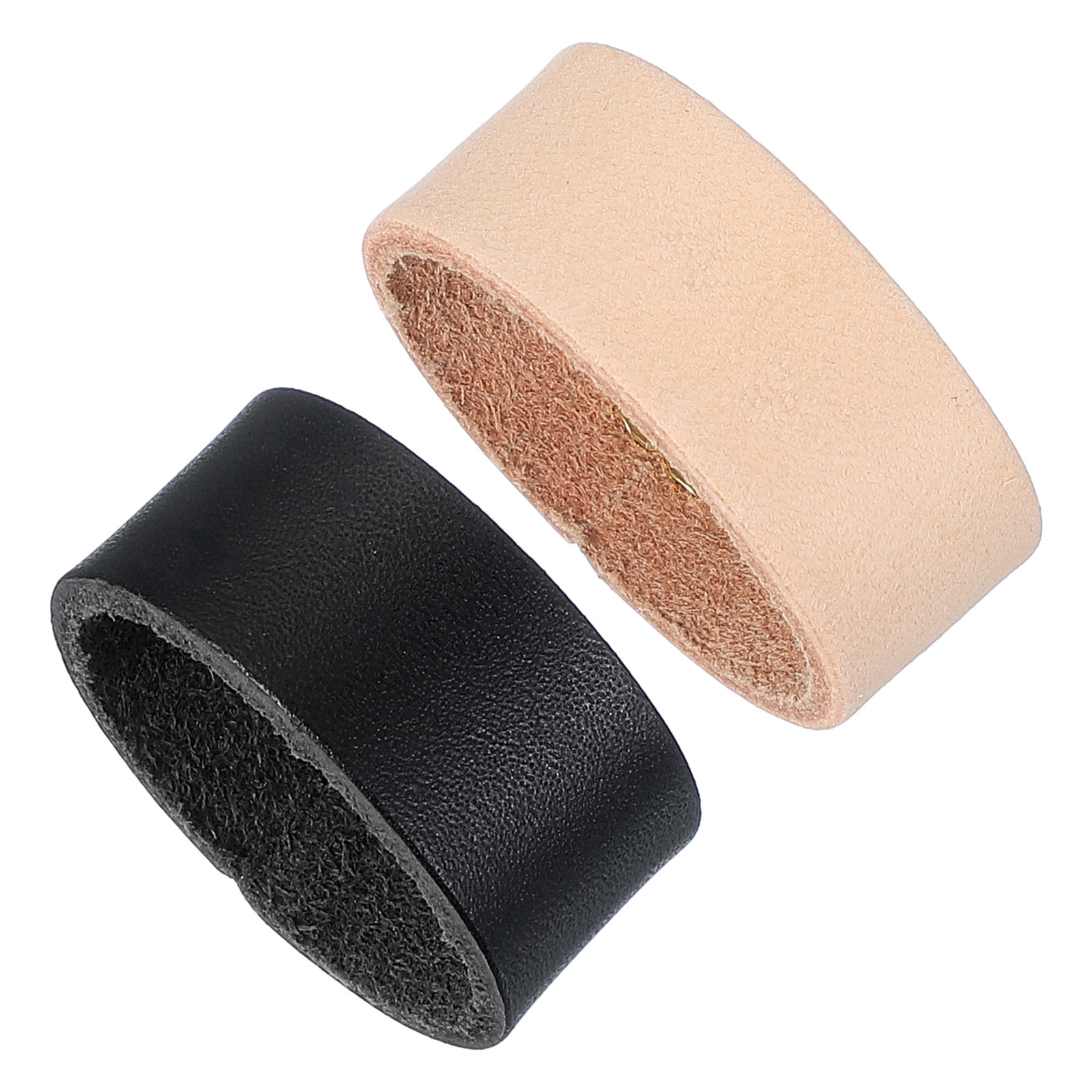 Uxcell Leather Loop Keeper, 2 Pcs Leather Loops Belt Keeper Loops ...