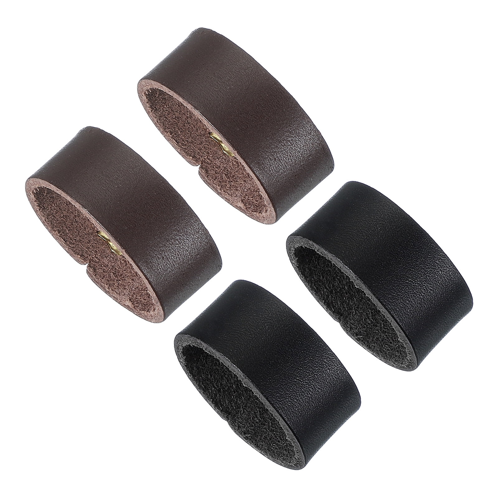 Uxcell Leather Loop Keeper, 4 Pcs Leather Loops Belt Keeper Loops ...