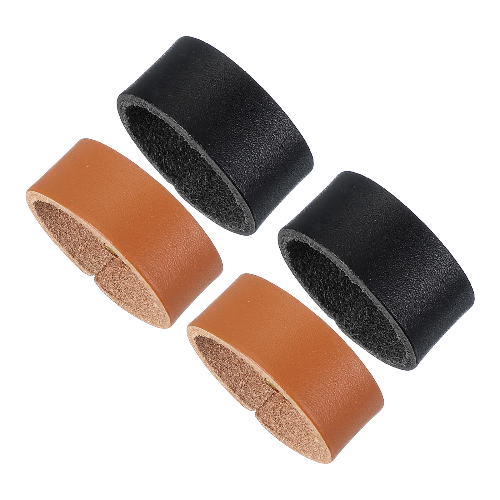 Uxcell Leather Loop Keeper, 4 Pcs Leather Loops Belt Keeper Loops ...