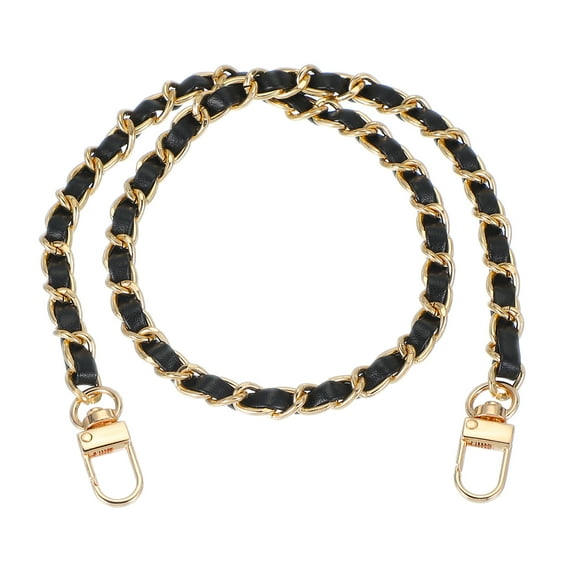 Uxcell Leather Purse Handle Strap, 24 Inch Chain Strap Replacement DIY ...