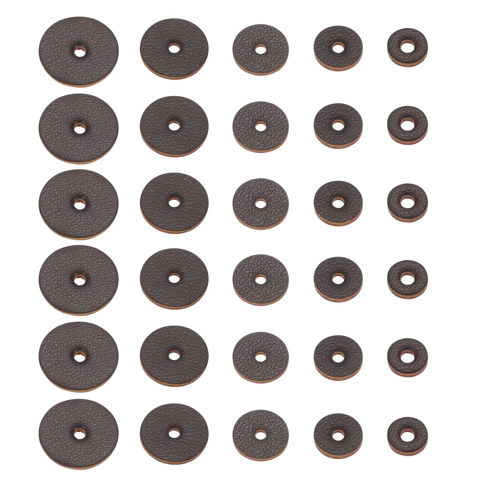 Uxcell Leather Washers, 80pcs Leather Handle Washers Spacer Cushion 1.5 ...
