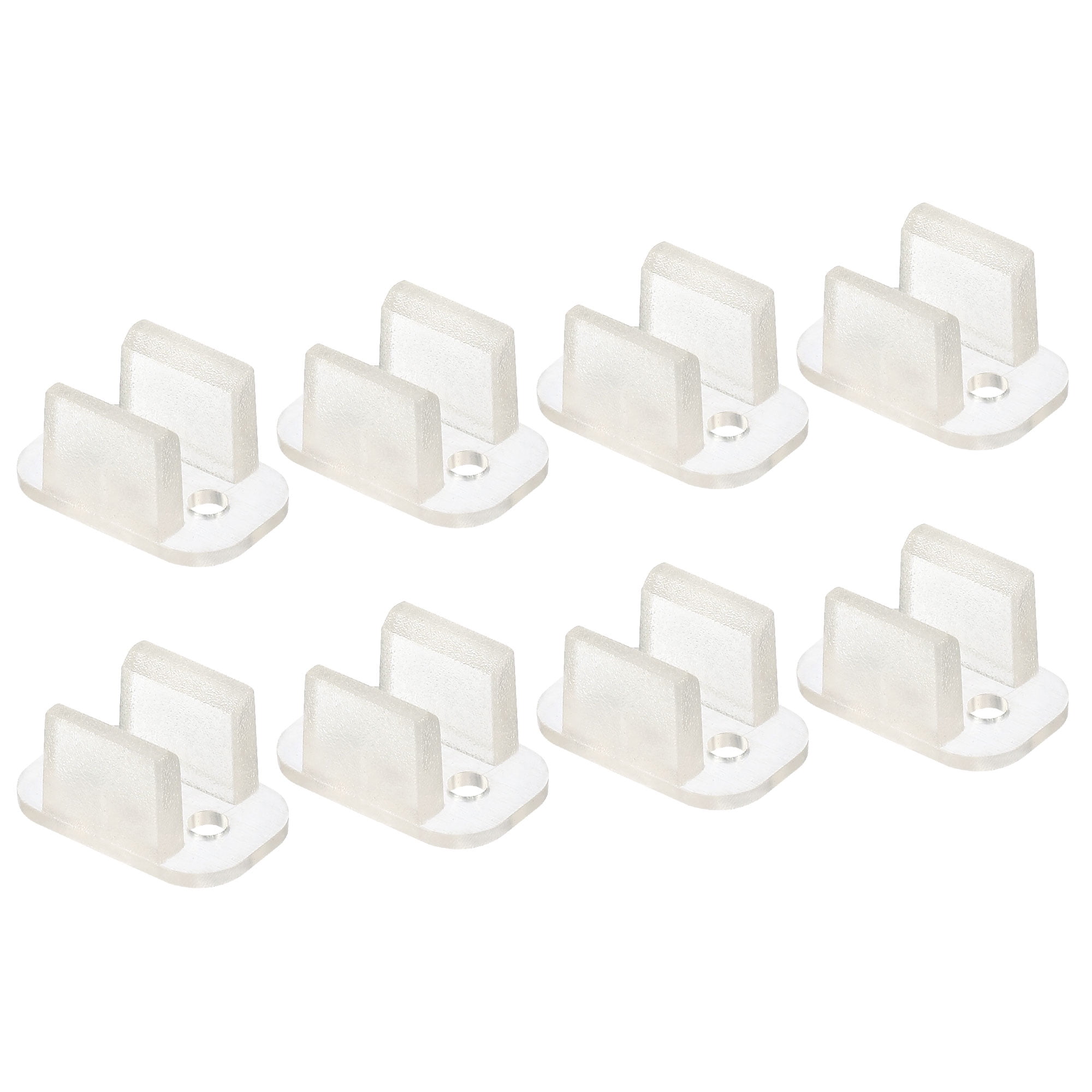 Uxcell Led Neon Mounting Clips, Fixing Clamps Holder Fit 5mm Silicone ...