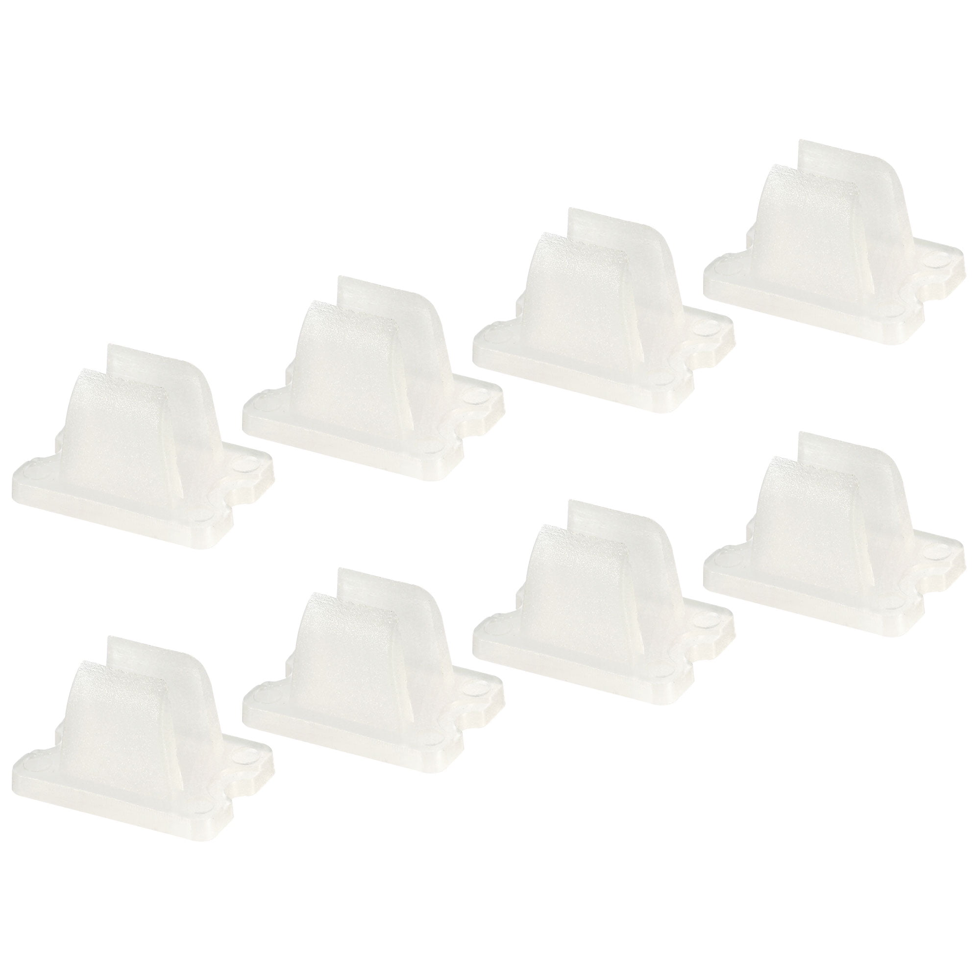 Uxcell Led Neon Mounting Clips, Fixing Clamps Holder Fit 6mm Silicone ...