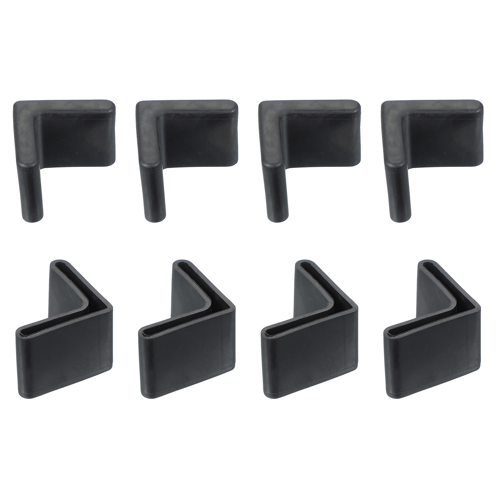 Uxcell Leg Pads l Shape, Furniture Leg Cover Protectors l Shaped Rubber ...