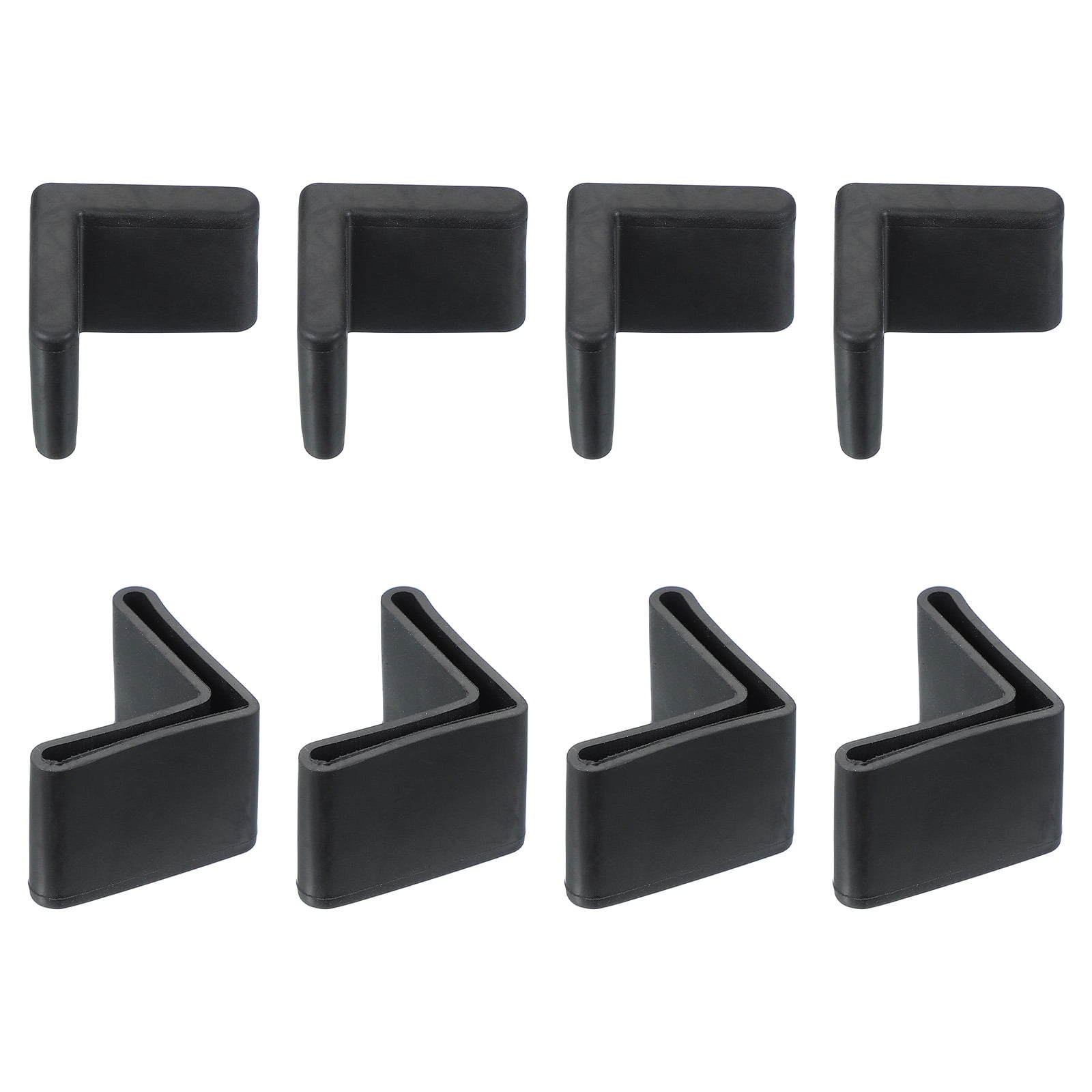 Uxcell Leg Pads l Shape, Furniture Leg Cover Protectors l Shaped Rubber ...