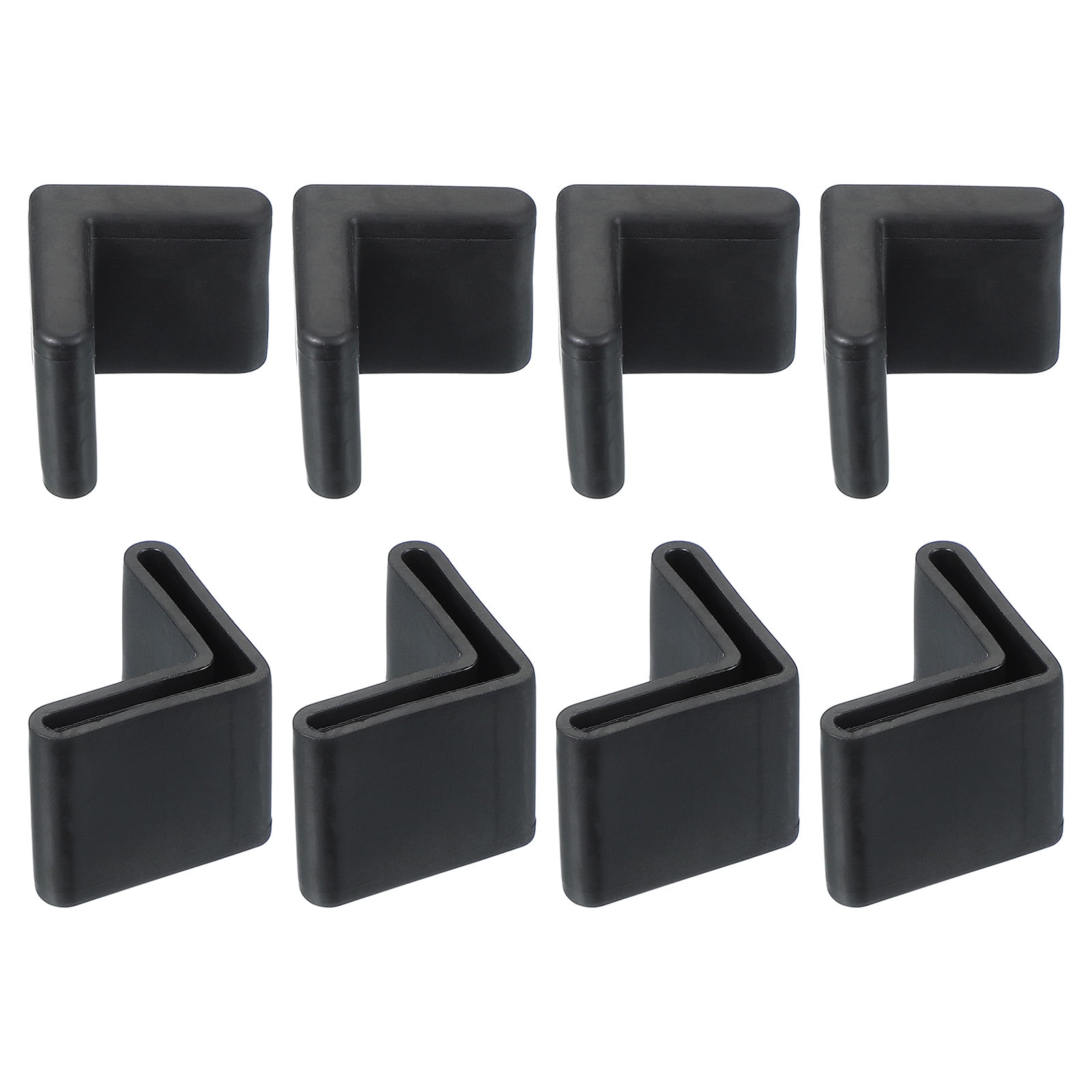 Uxcell Leg Pads l Shape, Furniture Leg Cover Protectors l Shaped Rubber ...