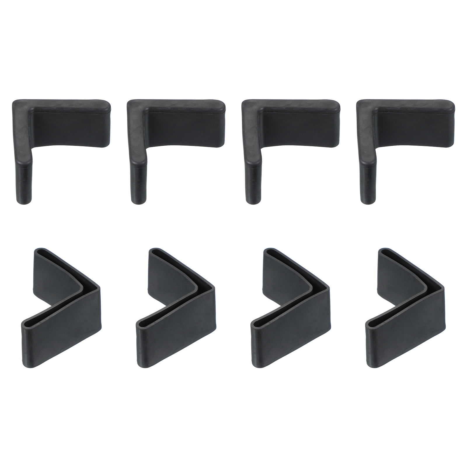 Uxcell Leg Pads l Shape, Furniture Leg Cover Protectors l Shaped Rubber ...