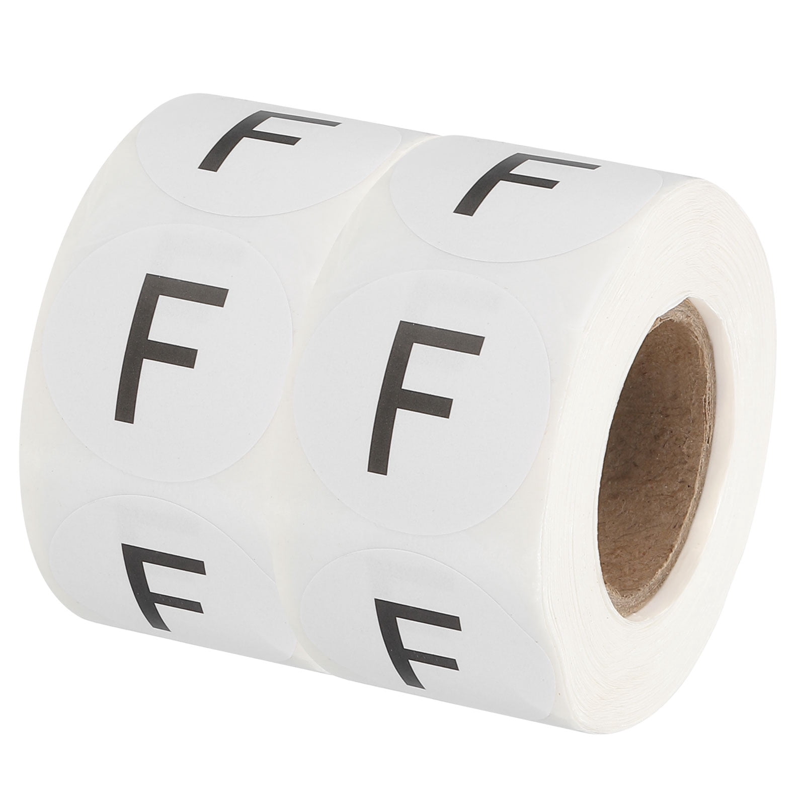 Uxcell Letter F Inventory Labels, 1 Inch Capital Letter Stickers Self ...