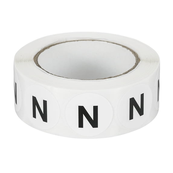 Uxcell Letter Inventory Labels, Round Circle Dots Stickers for ...