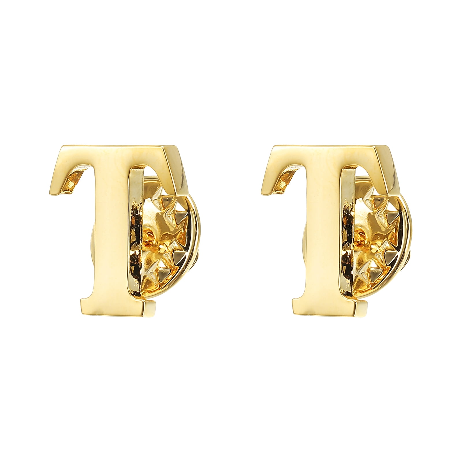 Uxcell Letter Lapel Pins, Initial Alphabet Collar Pins Letter Copper ...