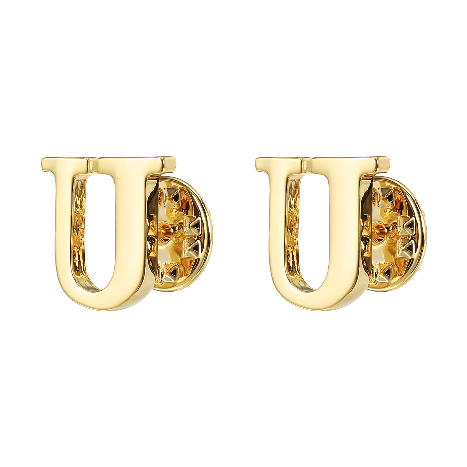 Uxcell Letter Lapel Pins, Initial Alphabet Collar Pins Letter Copper ...
