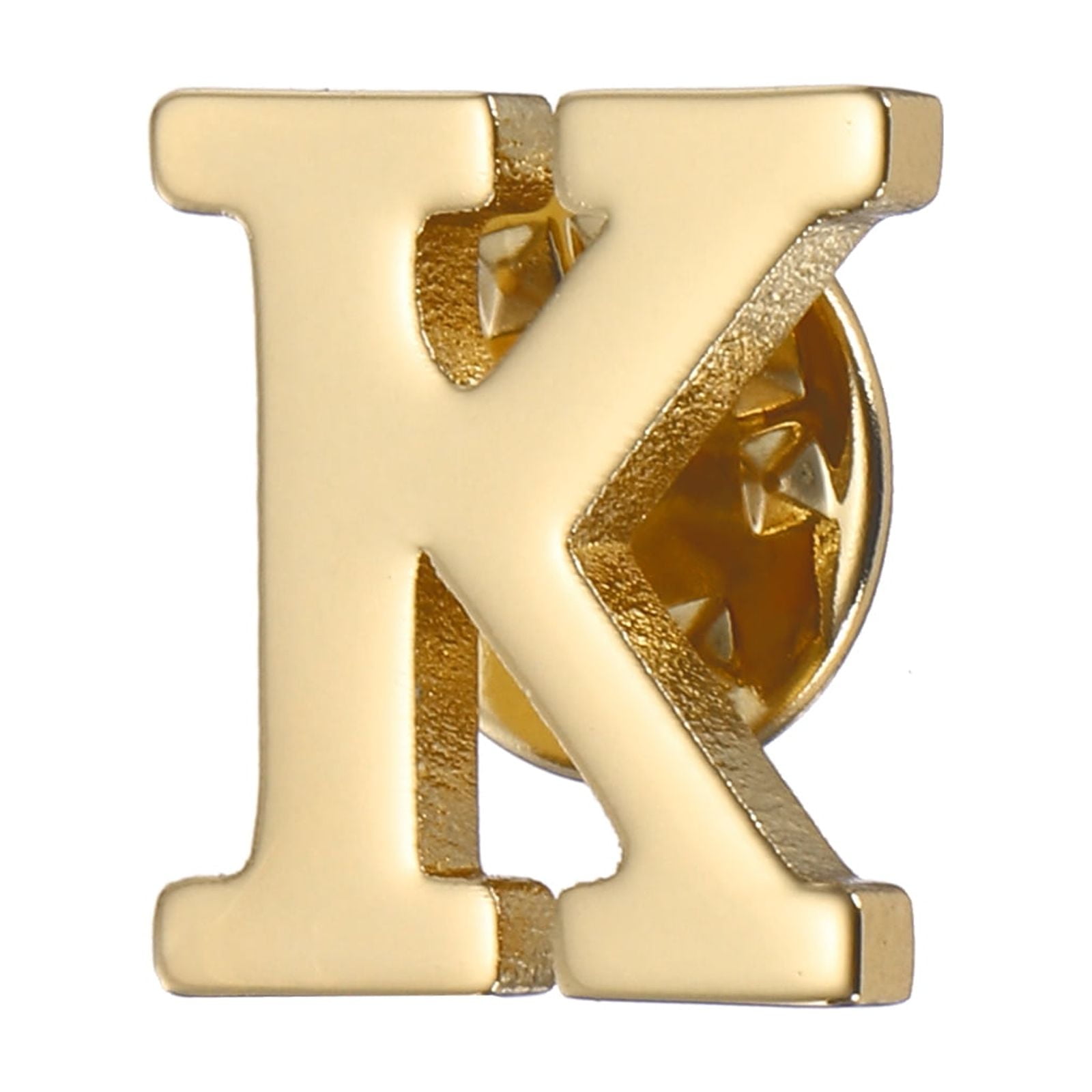 Uxcell Letter Lapel Pins, Initial Alphabet Letter K Collar Pins Brooch ...