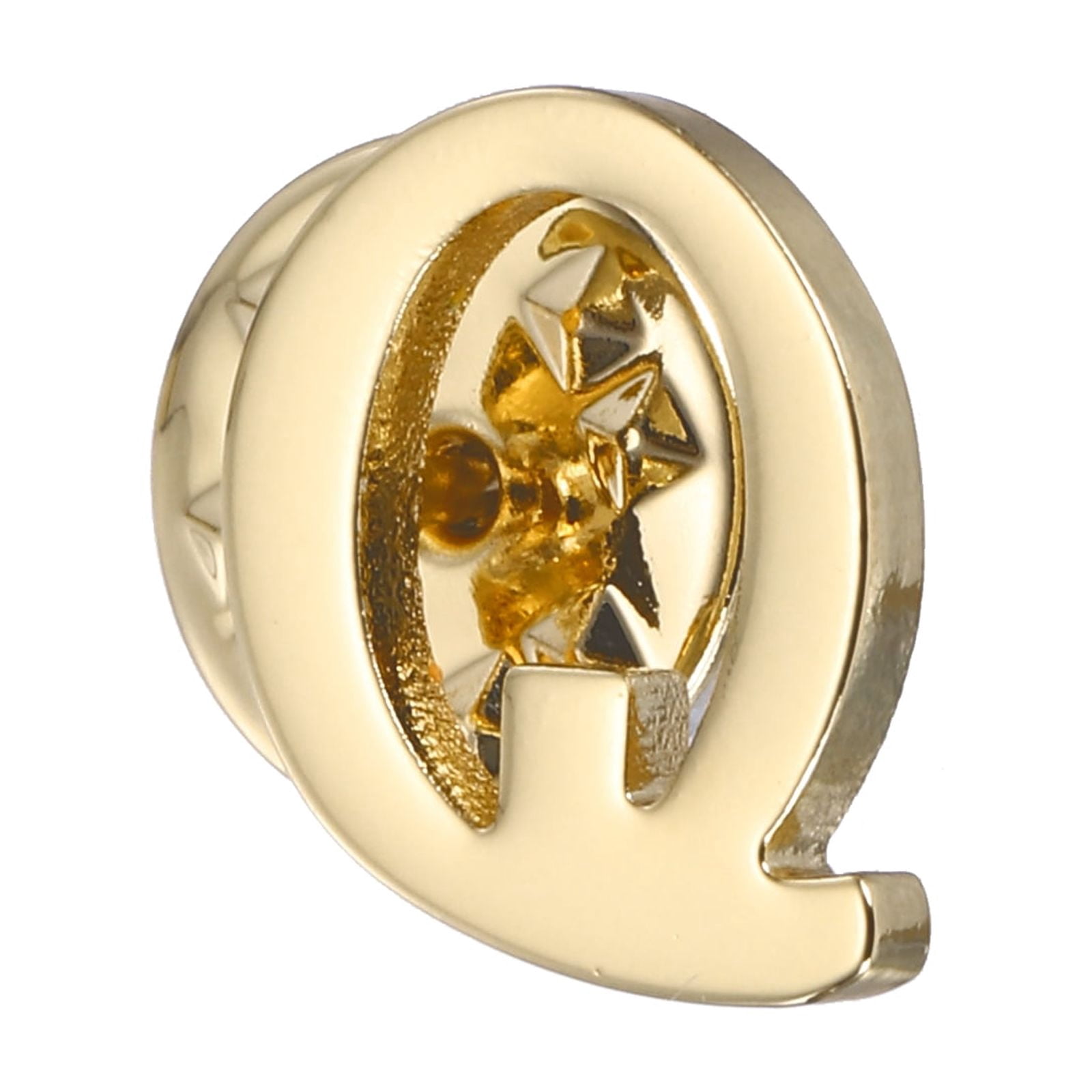 Uxcell Letter Lapel Pins, Initial Alphabet Letter Q Collar Pins Brooch ...